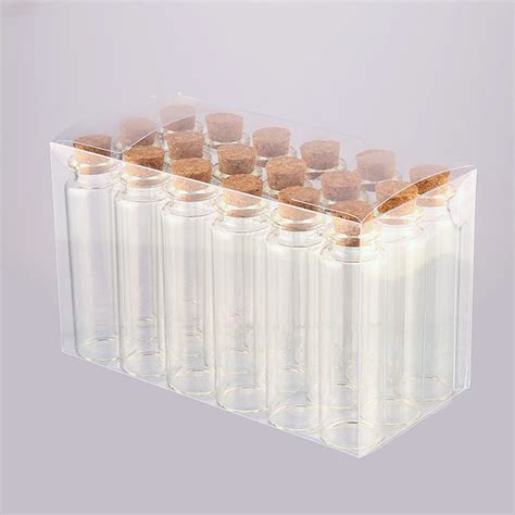 12pc 24 X 80mm 20ml Mini Clear Glass Jars Glass Bo Grandado