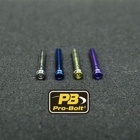 Pro Bolt ไทเทเนี่ยม สลักยึดผ้าเบรค ปักข้าง หูชิด Dd Proboltthailand Thaipick