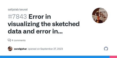 error in visualizing the sketched data and error in converting from