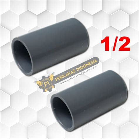 Jual Market Aksesoris Sambungan Pipa Lurus Socket Pvc 1 2 Inch Alat