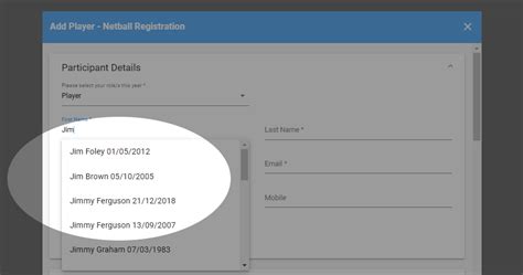 Tip For Admins Auto Complete Of Name And Other Known Fields Sporty