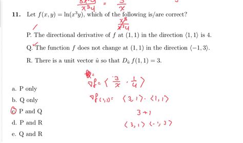 Can Someone Explain Why R Is Correct And Not P Thank You R Calculus