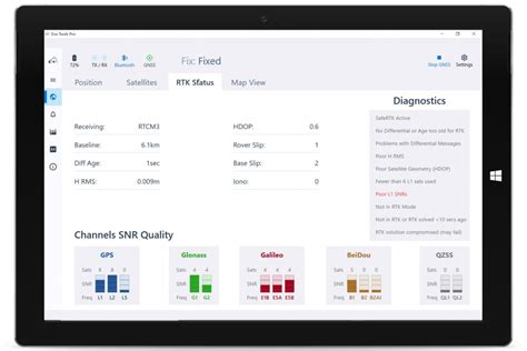 Eos Positioning Systems Releases Eos Tools Pro On Windows For Live GNSS Metadata Monitoring Eos