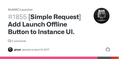Simple Request Add Launch Offline Button To Instance UI Issue