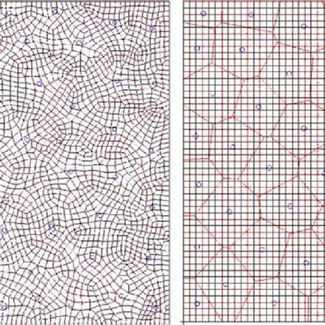 A Two Dimensional Voronoi Tessellation As Sample Geometry With Download Scientific Diagram