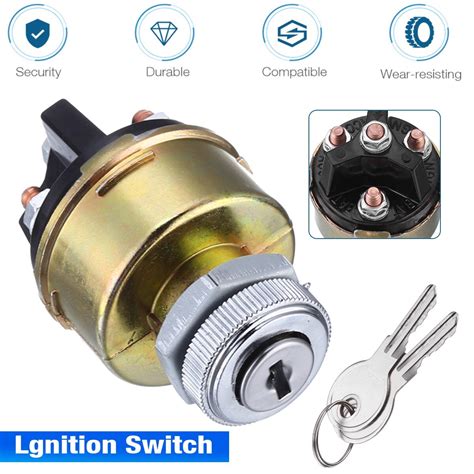 Ignition Key Starter Switch With 2 Keys For Car Tractor Trailer Universal For Sale Emgcartech