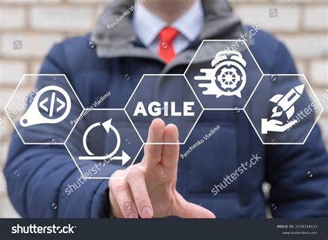 Concept Agile Development Methodology Process Diagram Stock Photo Shutterstock