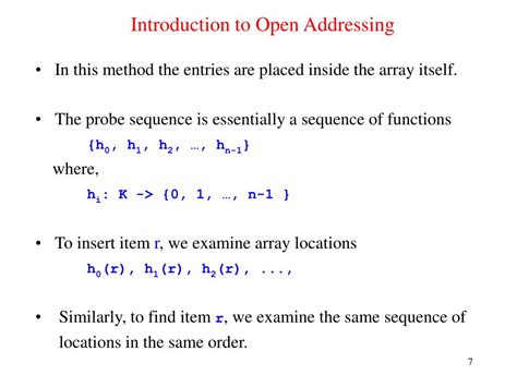 Ppt Hashing Collision Resolution Schemes Powerpoint Presentation