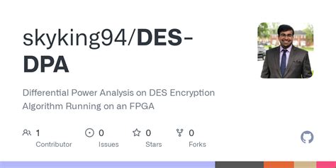 Github Skyking94des Dpa Differential Power Analysis On Des