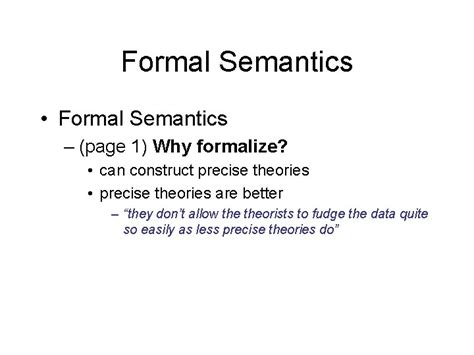 Ling 364 Introduction To Formal Semantics Lecture 2