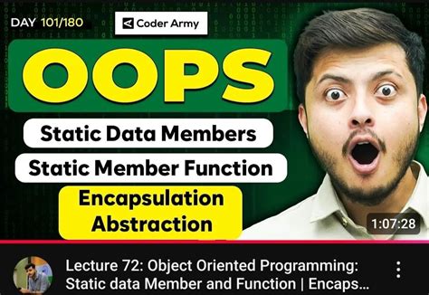 Raman Kumar On Linkedin Part2oflecture72 180daysofcode Encapsulation Abstraction