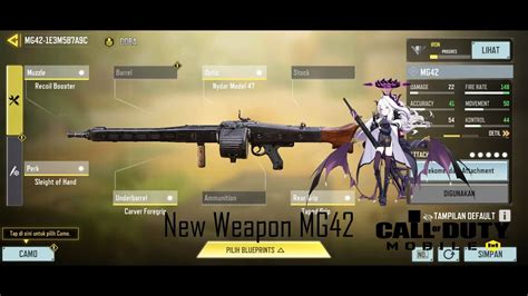 New Weapon MG Became Hina Call Of Duty Mobile YouTube