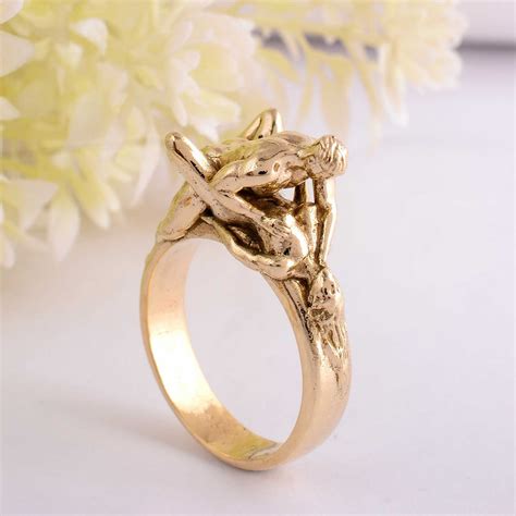Kamasutra Porn 69 Sterling Silver Ring Sexual Lover S Ring Romentic Ring Couples Ring Nude