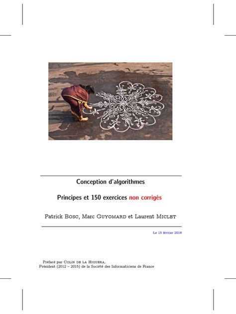 Conception D Algorithmes Pdf Natural Number Computer Science
