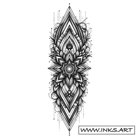 Tattoo Design Binary And Circuitry Fusion Art Style Blackwork
