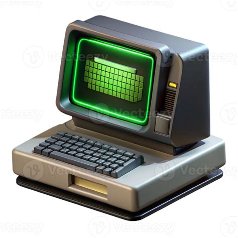 Elegant Abstract A Vintage Computer Terminal Displaying Cryptic Code