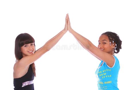 Girls High Five Close Up Picture Image 2127713