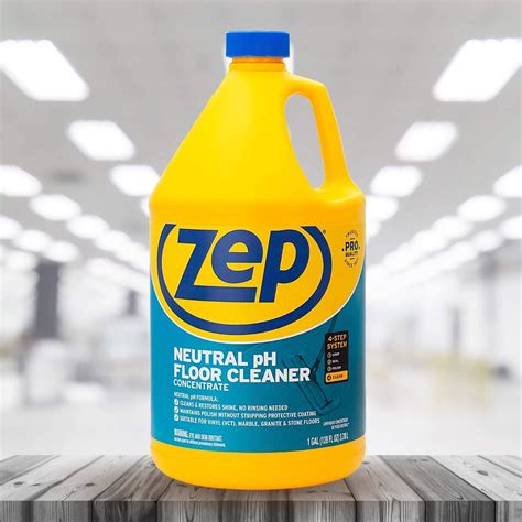 Zep Neutral Ph Floor Cleaner 1 Gallon Case Of 4 Concentrated All