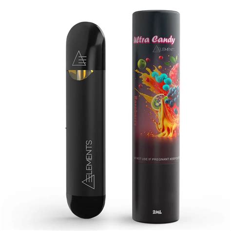 Elements Ultra Candy Disposable Vape Pen Lemon Lime 2ml Goldbuds