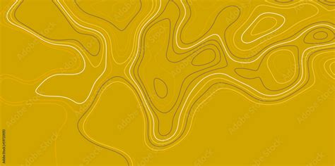 Topographic Contour Map Creative Cartography Illustration Topography