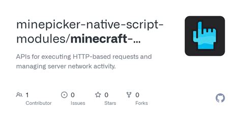 Github Minepicker Native Script Modules Minecraft Server Net Apis For Executing Based