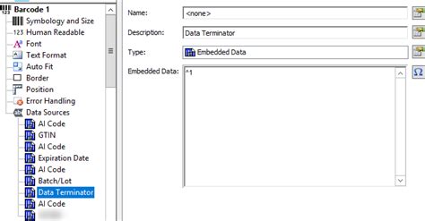 Gs1 Data Matrix Ai Code 240 Not Displaying Correctly When I Scan My