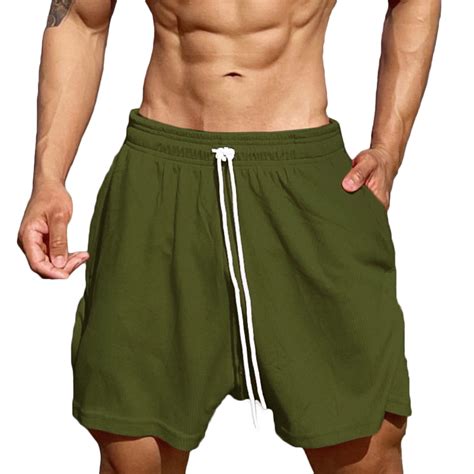 Iroinnid Mens Athletic Shortssummer Favorite Cotton Jersey Shorts