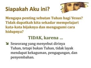 Katamu Siapakah Aku Ini? | PPTX