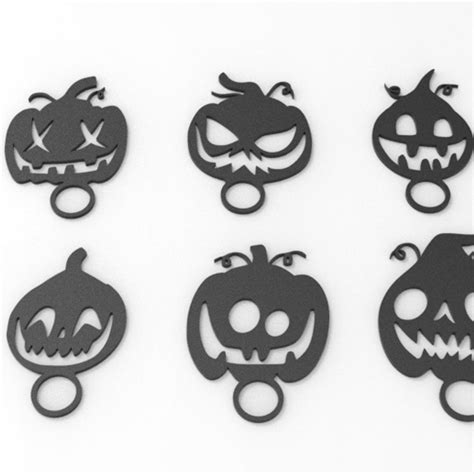3d Printable Coffee Stencil Halloween Collection By Arif Sethi