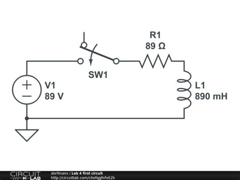 Lab 4 First Circuit Circuitlab