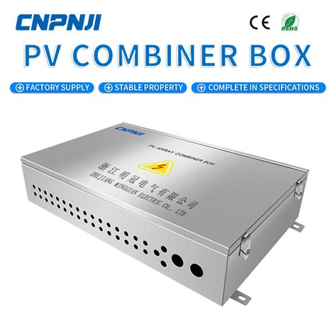 Dc Pv Combiner Box 16 Strings Electric Waterproof Solar Junction Box