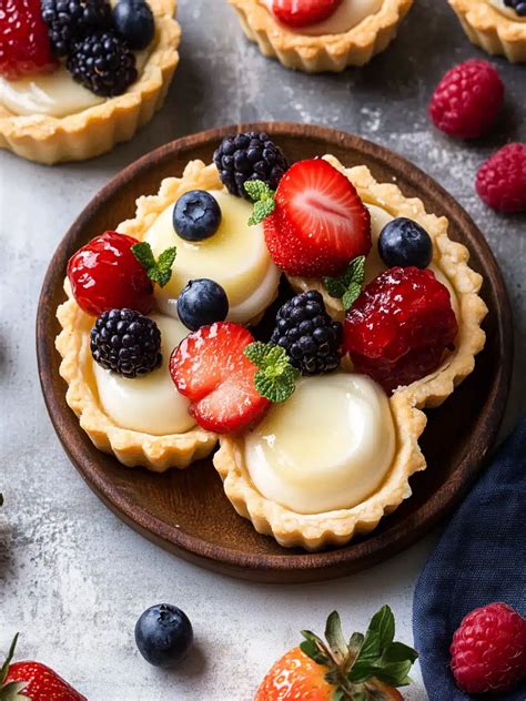 Delicious Mini Fruit Tarts A Sweet Escape In Every Bite Justina Recipes