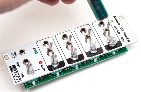 MST 4 Channel Audio CV Mixer Instructions Synthrotek