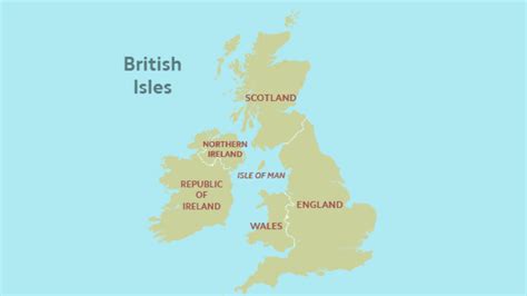 British Isles World Map