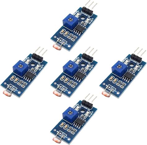 Jp Rasbee 5個セット 感光性センサーモジュール 光抵抗体モジュール Arduinoと互換 3 ピン フォト