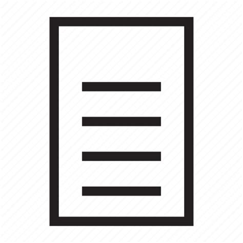 Content Document File Paper Text Icon Download On Iconfinder