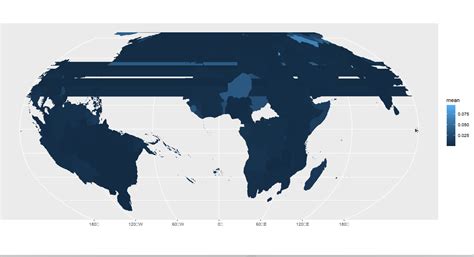 R Make Choropleth Map With Robinson Projection Stack Overflow