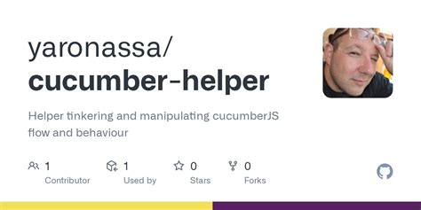 Github Yaronassa Cucumber Helper Helper Tinkering And Manipulating Cucumberjs Flow And Behaviour