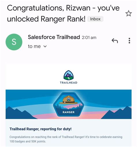 Rizwan Ansari On Linkedin Trailhead Rangerrank Salesforce Learningjourney Personalgrowth…