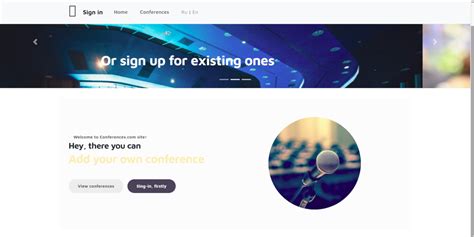 GitHub JacksSparr W ConferenceManager Final Task On Java Web Development Course By Epam