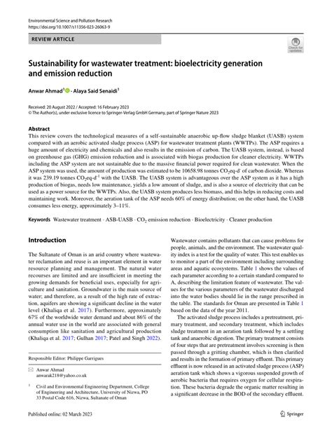 Pdf Sustainability For Wastewater Treatment Bioelectricity