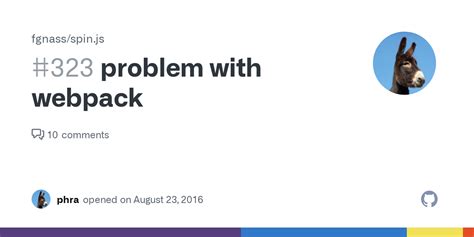 Problem With Webpack · Issue 323 · Fgnass Spin Js · Github