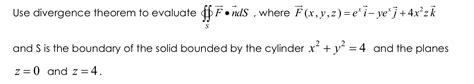 use divergence theorem to evaluate ∯svec f vec n ds