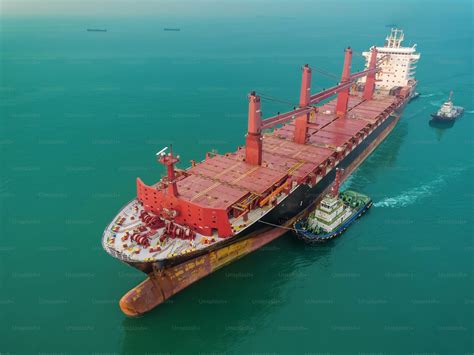 Empty Container Ship Going To Sea Port For Loading Container Logistic