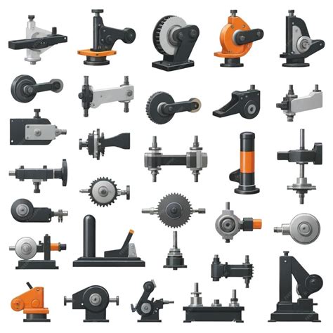 Assemblyline Vector Set White Background Isolated A High Quality