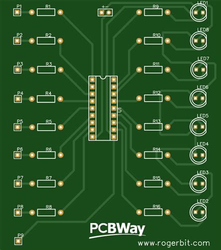 How To Make A Water Level Meter With Uln2803 Share Project Pcbway