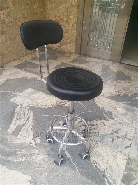 Lab Stool High Quality Working Stool Chair With Backrest In Omuma