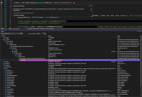 weird runtime exception at loading font · issue 292 · microsoft