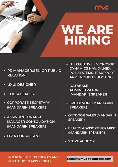 Mvc Resources On Linkedin Secretary Hiring Connections Mandarinspeaker Financejobs Salesjobs