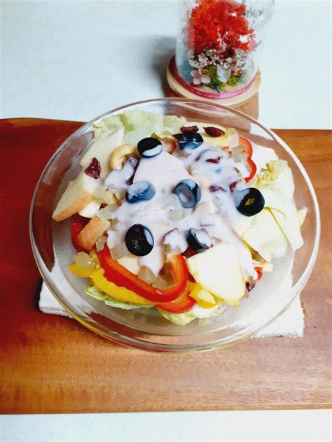 요거트 드레싱 And 야채 샐러드 레시피